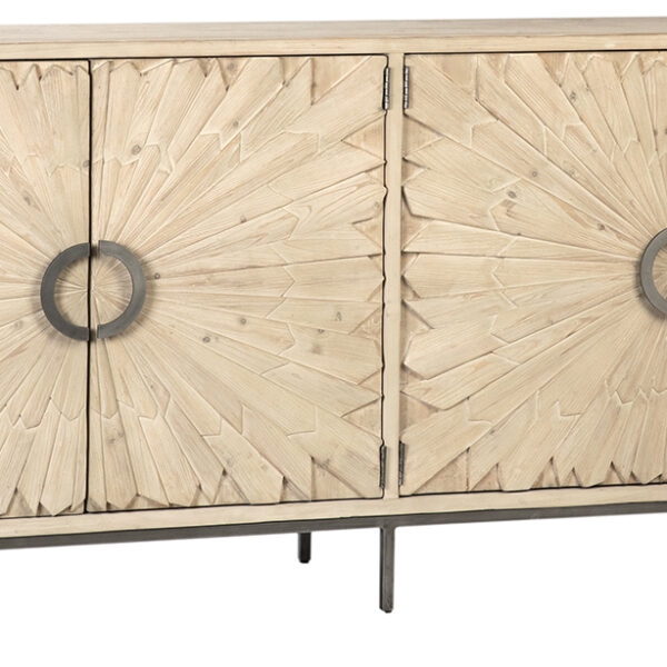 Pine and Iron Sideboard-$3,398.00 - Peach Tree Designs